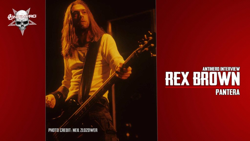 Interview: Rex Brown - PANTERA - Antihero Magazine