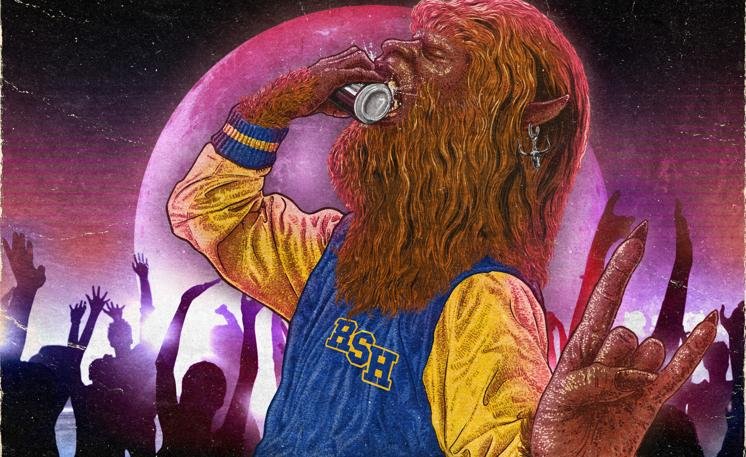 RAGING SPEEDHORN Unleash Night Wolf - A Booze-Soaked Sludge Riot for ...